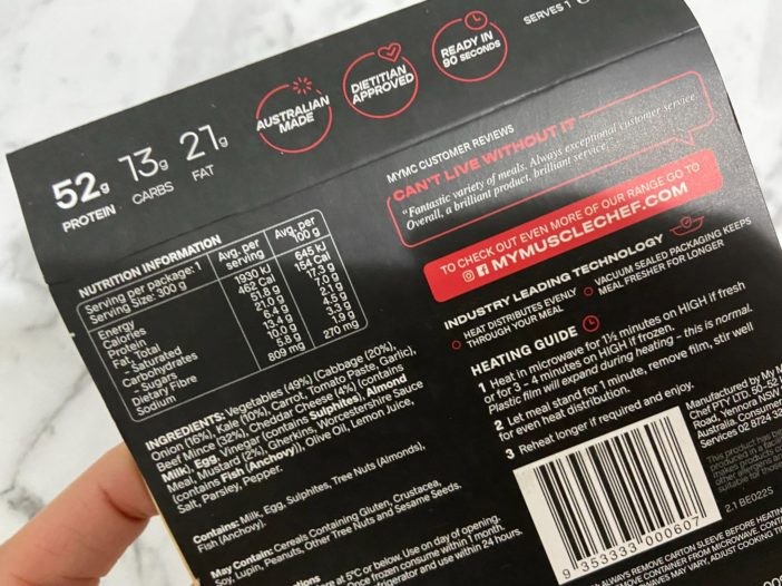 Nutritionist Review: My Muscle Chef Meals | MealPrep