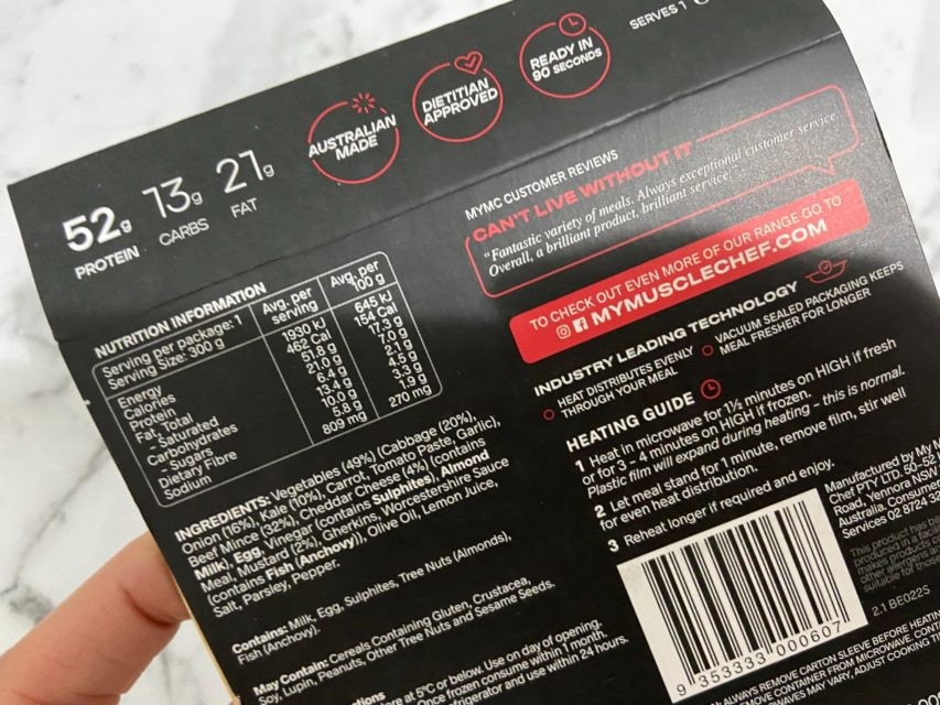 Nutritionist Review: My Muscle Chef Meals | MealPrep