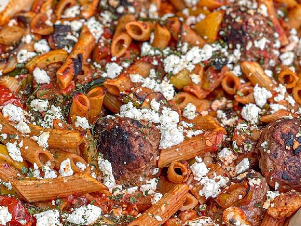 Healthy High Protein Pasta Bake by Aussie Fitness | MealPrep