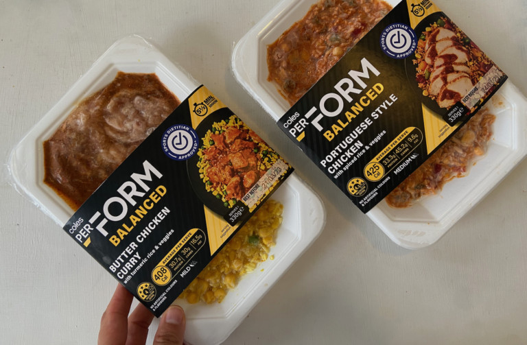 Nutritionist Review: Coles PerForm Balanced meals | MealPrep