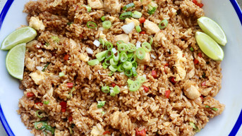 Thai Chicken Fried Rice by Chelsea Goodwin | MealPrep